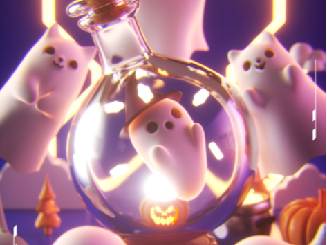 X-LAB 万圣节海报_Blue贝鲁-站酷ZCOOL