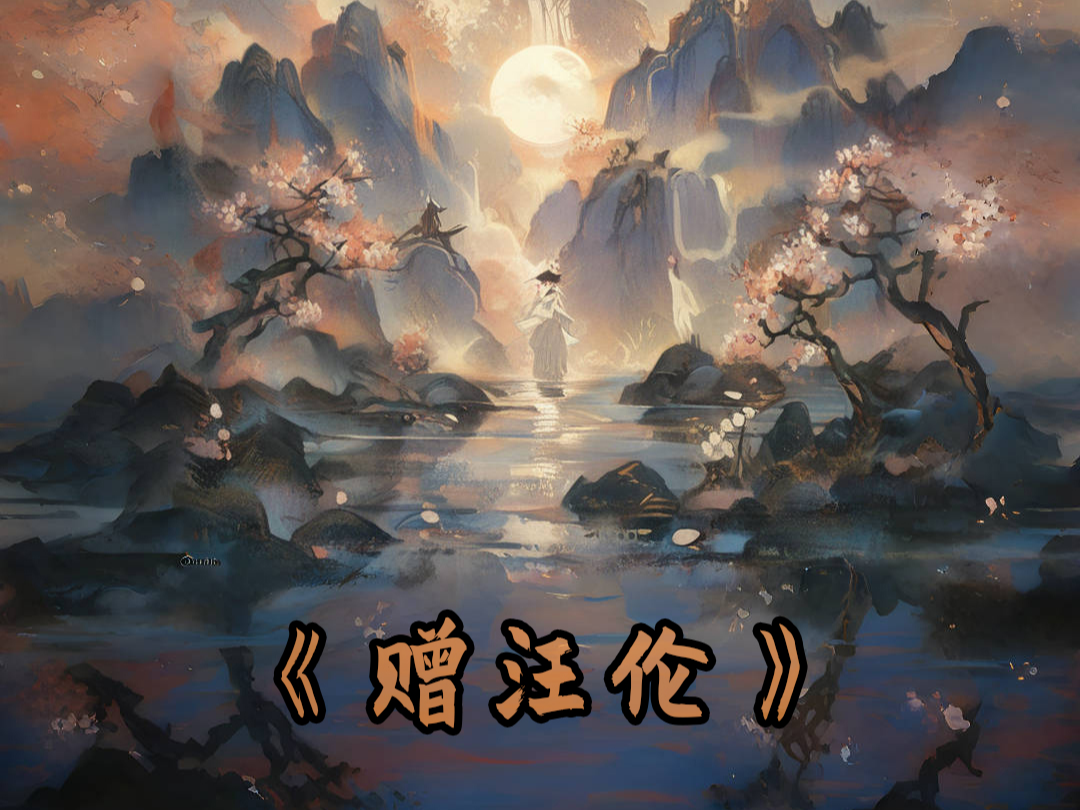 赠汪伦_斯文110-站酷ZCOOL