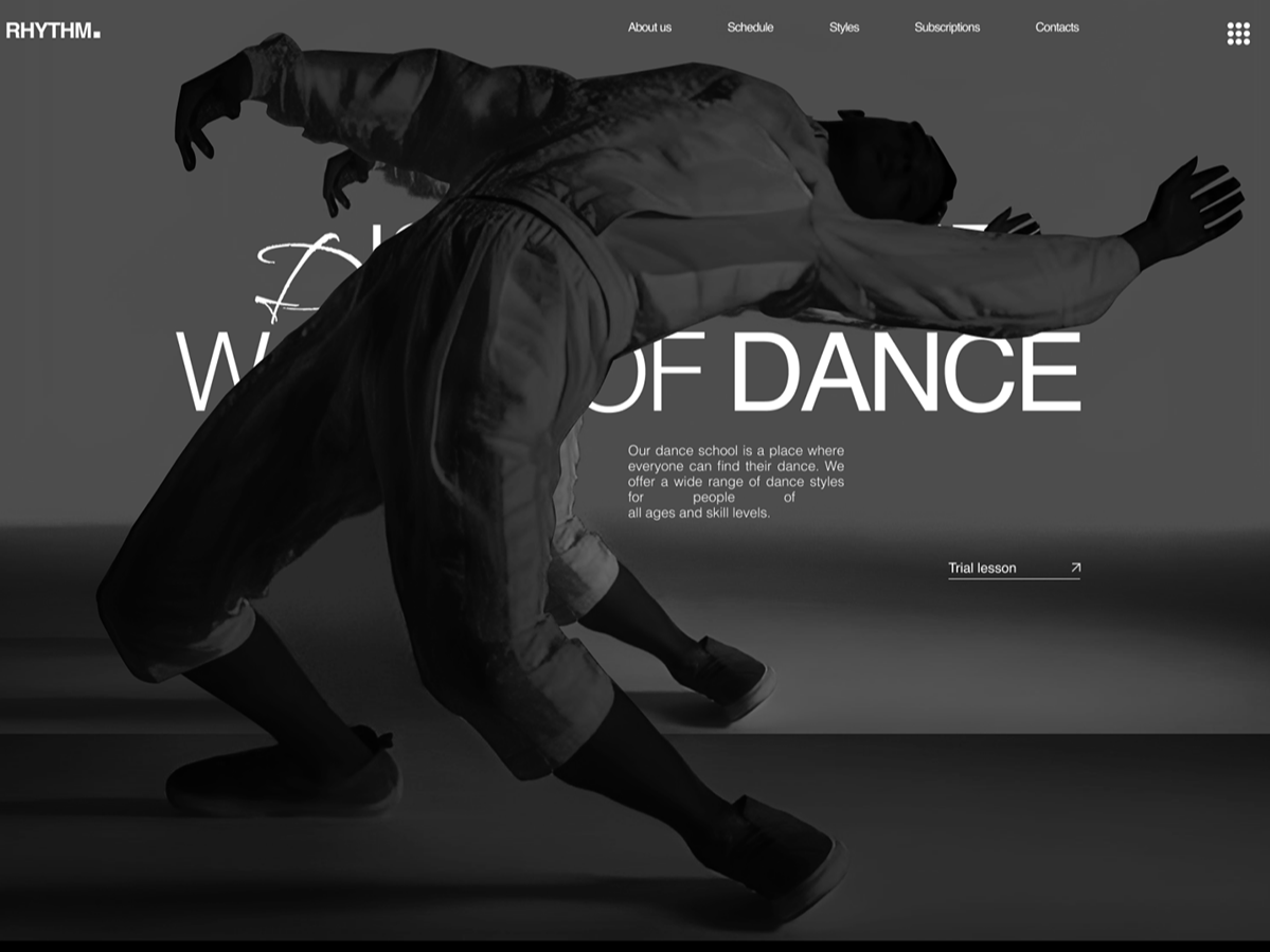 「极简慕枫」-网页设计-WORLD OF DANCE_极简慕枫-站酷ZCOOL