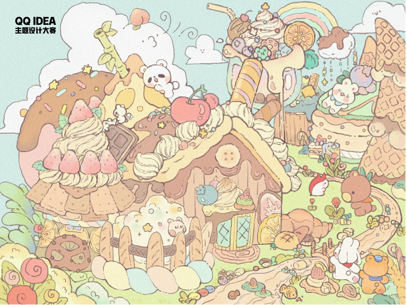 《糖果屋》_Ol亦璇-站酷ZCOOL