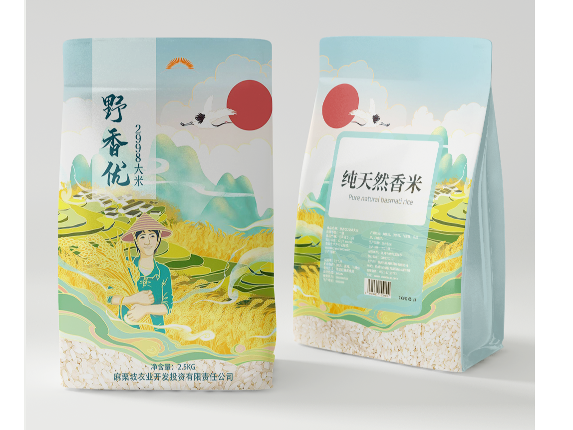 大米包装设计_L小李同学L-站酷ZCOOL