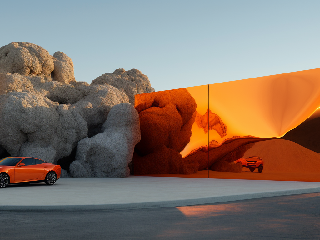 MID橘色汽车TVC场景概念设定_宇宙群星-站酷ZCOOL