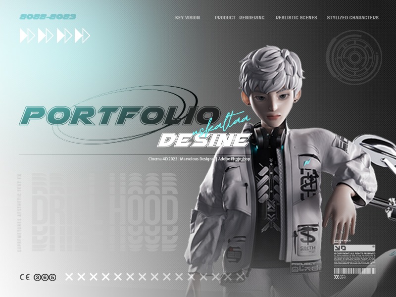 2022-2023 | C4D PERSONAL WORKS_尤斯卡uskaltaa-站酷ZCOOL