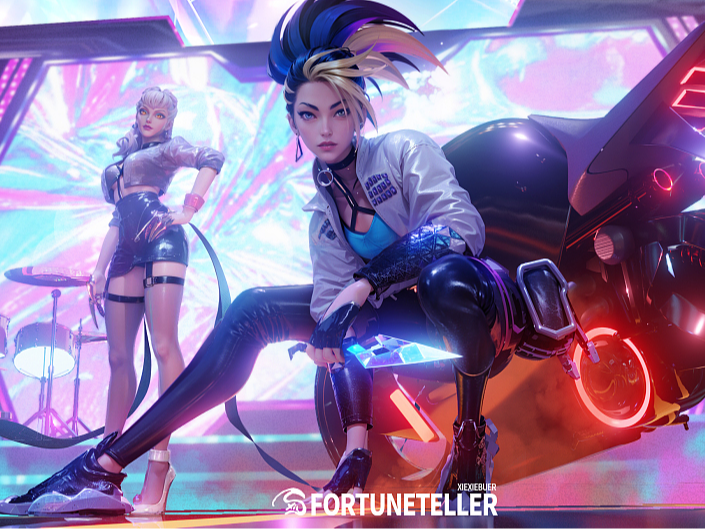 KDA_邪邪不二-站酷ZCOOL