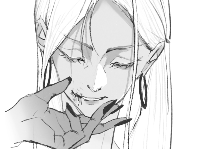 近期黑白大头合集_九二YannaY-站酷ZCOOL