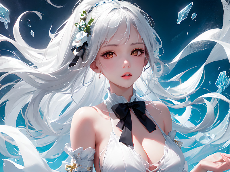 【AI绘画作品-46】冰封少女_坤哥的奇幻世界-站酷ZCOOL