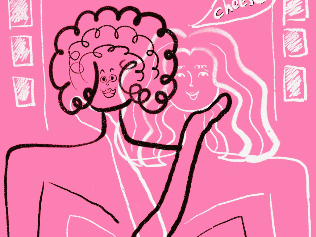 Personal project-Friendships in black and white_elmayuuuart-站酷ZCOOL