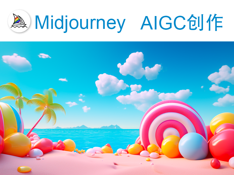 AIGC创作绘画-夏日沙滩_贝斯特儿-站酷ZCOOL