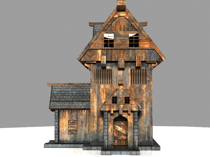 Blender从零创建中世纪房屋_my2m-站酷ZCOOL