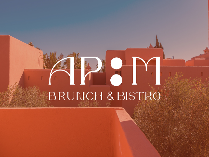 AP:M BRUNCH&BISTRO 标志设计_一颗八角-站酷ZCOOL