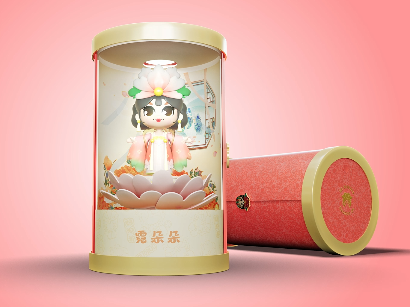 【霓朵朵】牡丹IP形象展示动画_海绵宝宝ii-站酷ZCOOL