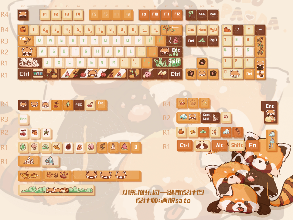 6-7月的一些键帽设计稿_洒脱sato-站酷ZCOOL