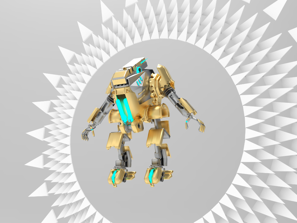 【Keyshot】3Dmax\Keyshot建模x渲染机甲模型_芒姐-站酷ZCOOL