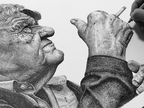 old man_吴红真同學-站酷ZCOOL