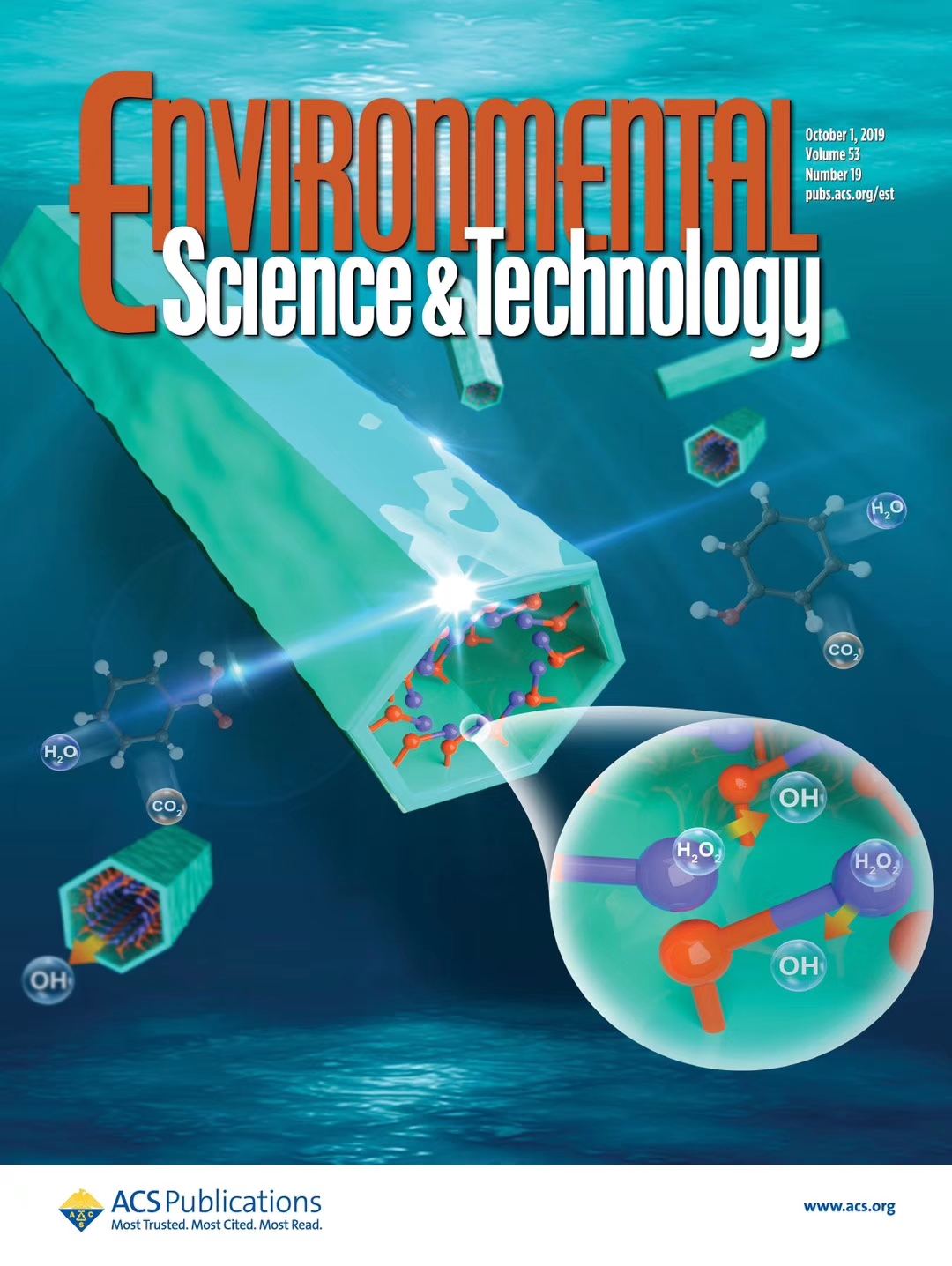 SCI学术期刊杂志封面设计/科研绘图/ EST_北京中科幻彩-站酷ZCOOL