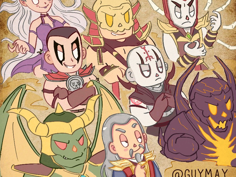 真人快打 q版 全员恶人_Guymay-站酷ZCOOL