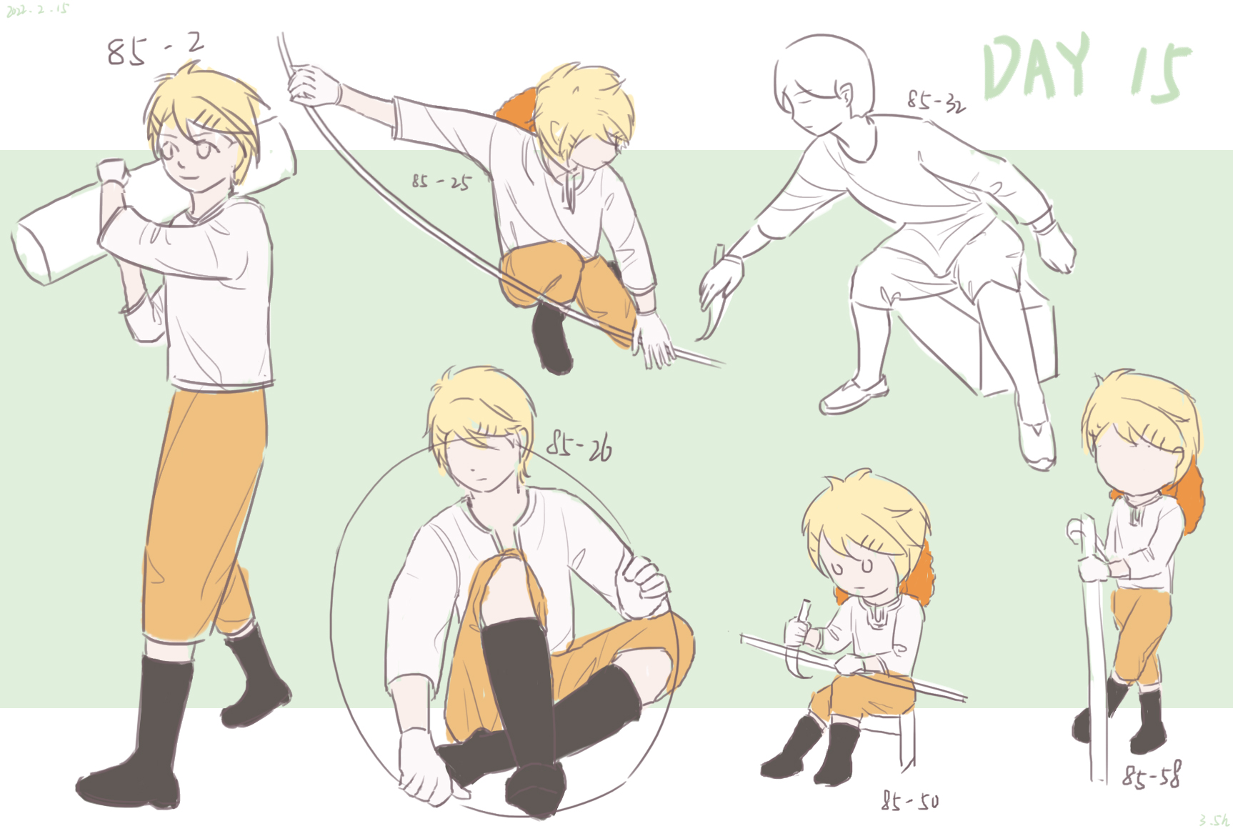 速写day15_sell兔-站酷ZCOOL