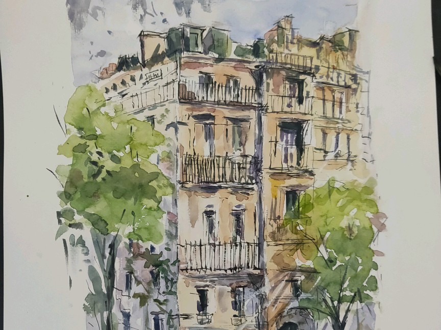 水彩风景_北方有你倫-站酷ZCOOL