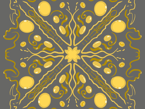 四方连续装饰_小猪God-站酷ZCOOL