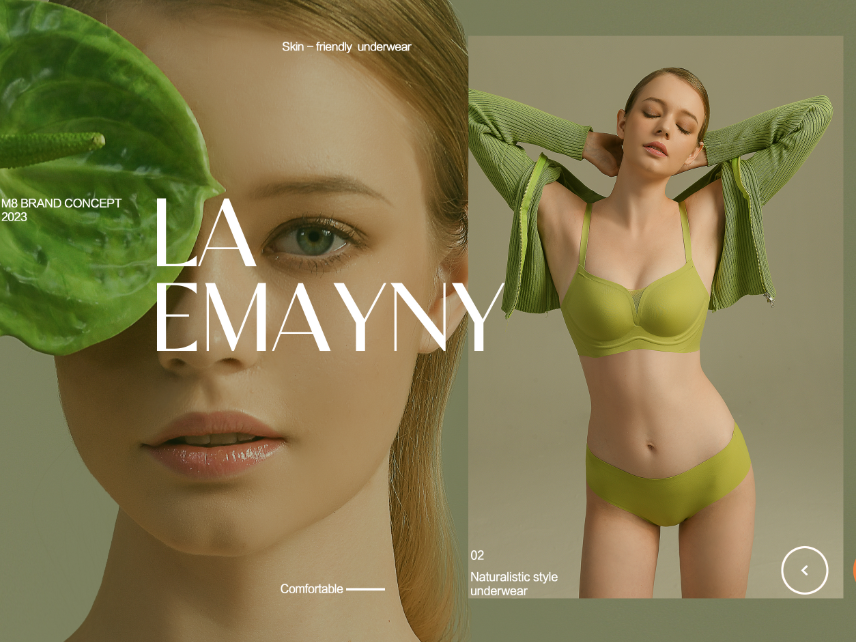 LA EMAYNY 舒适自然内衣 展款+KV_5CMS-站酷ZCOOL