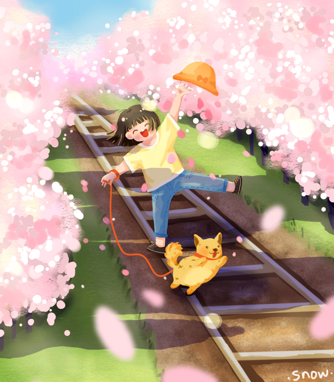 樱花烂漫_兔巴哥snow-站酷ZCOOL