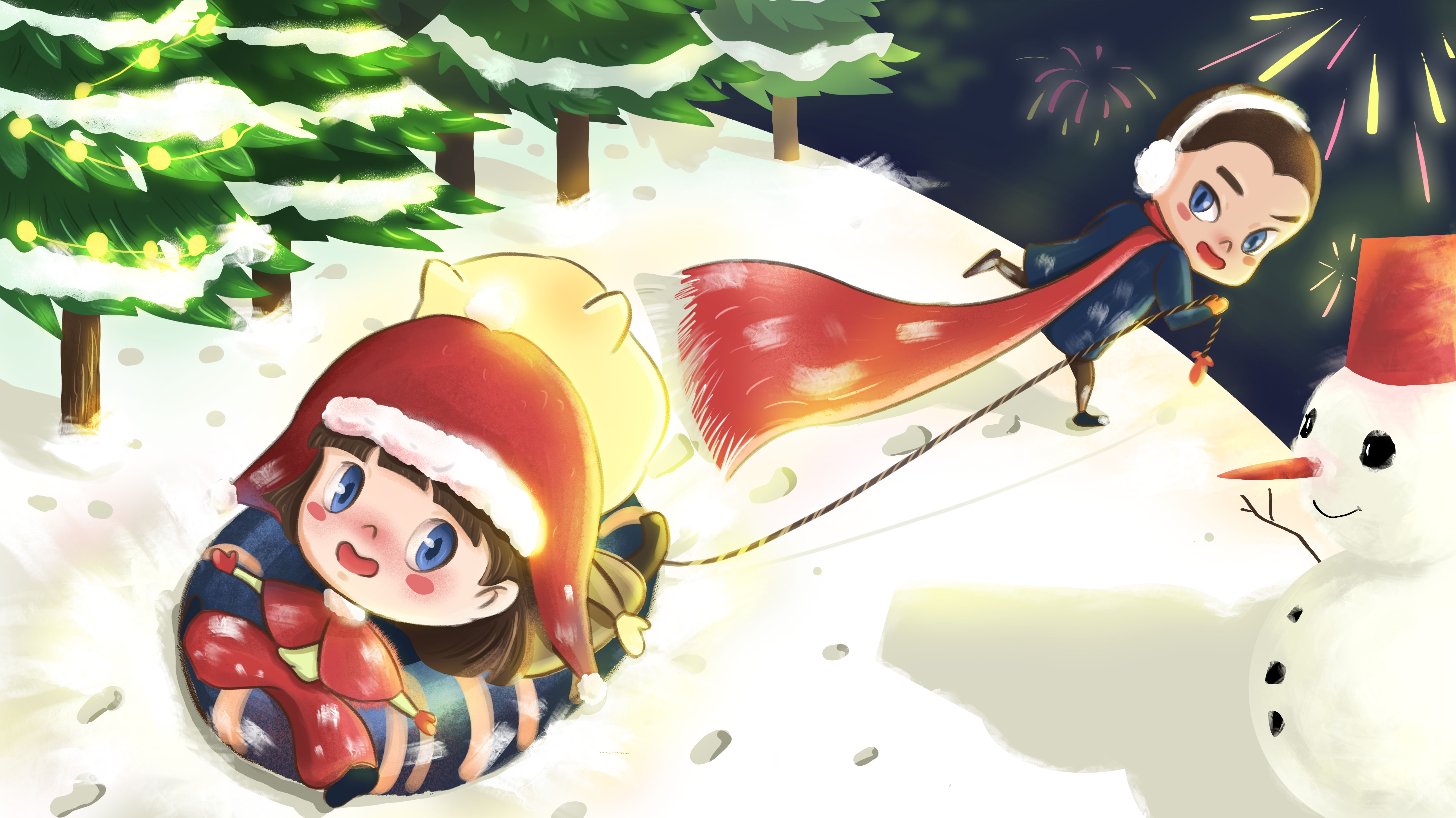 童年小记_晴朗蓝lizi-站酷ZCOOL