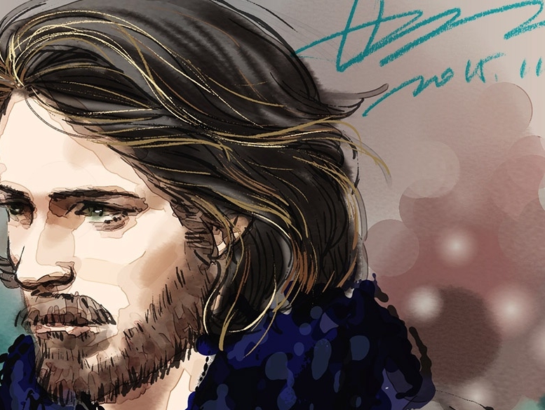 向Bee gees《IMMORTALITY》致敬_时尚插画彤-站酷ZCOOL