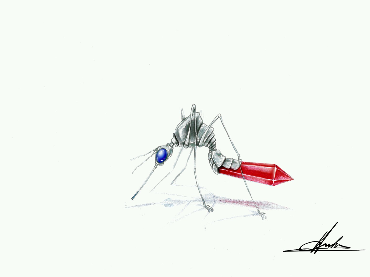 红宝石蚊_YH大熊-站酷ZCOOL