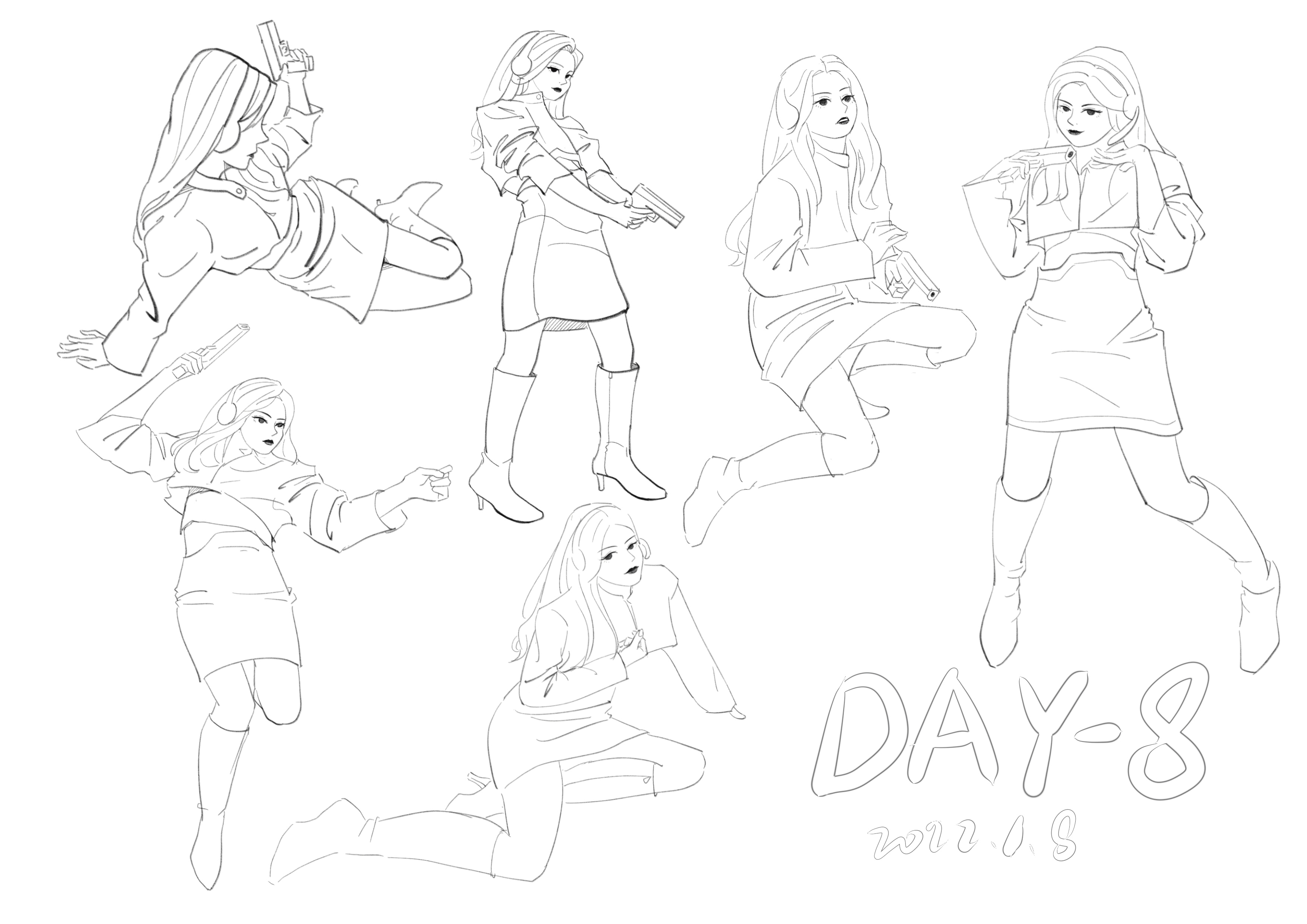 #速写60天挑战赛#@速写班长day8_迪迪汁-站酷ZCOOL