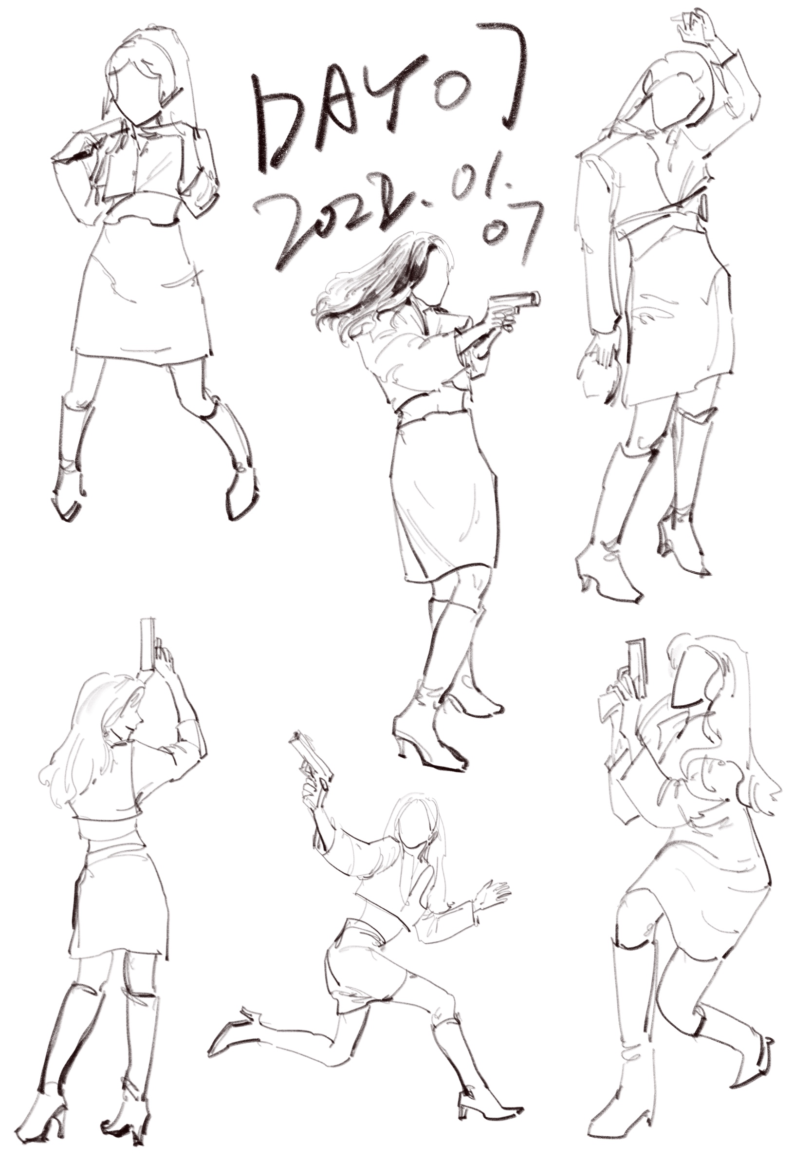 #速写60天挑战赛# day07@速写班长 _百慕涟-站酷ZCOOL