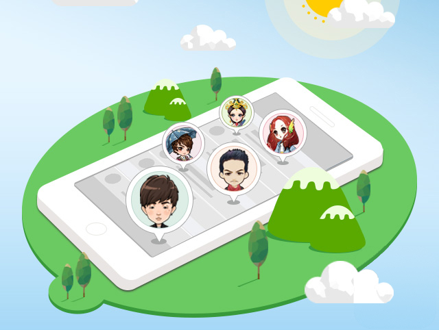 墨迹天气引导页临摹_当时明月在1210-站酷ZCOOL