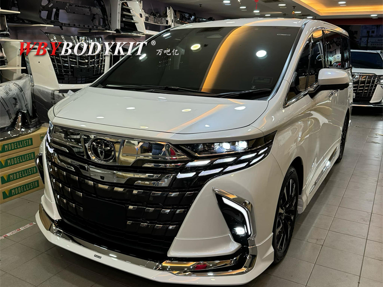 丰田埃尔法改装MODELLISTA包围前后唇侧裙尾翼40系_WBYBODYKIT-站酷ZCOOL