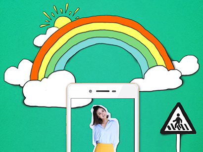 OPPO--A37首发[h5]插画场景设计_猴哥MONKI-站酷ZCOOL