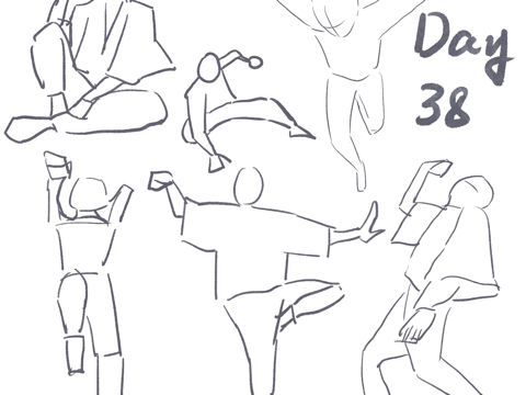 #速写60天挑战赛# day38 @速写班长_乾黎-站酷ZCOOL