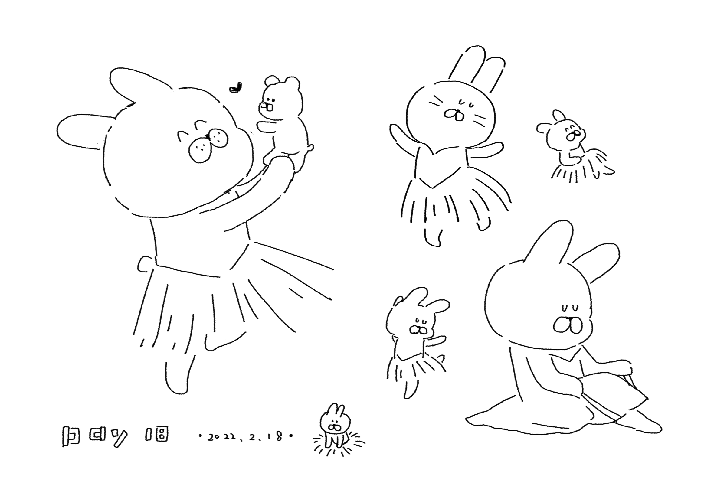 速写挑战day18_好大一颗西瓜籽-站酷ZCOOL