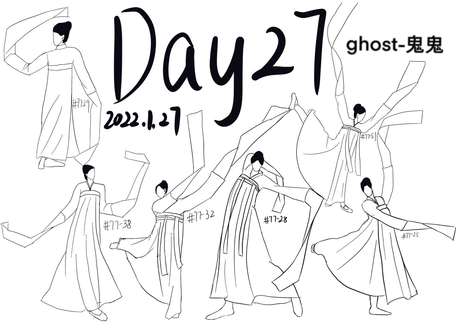 #速写60天挑战赛# Day27@速写班长 _kghost-站酷ZCOOL