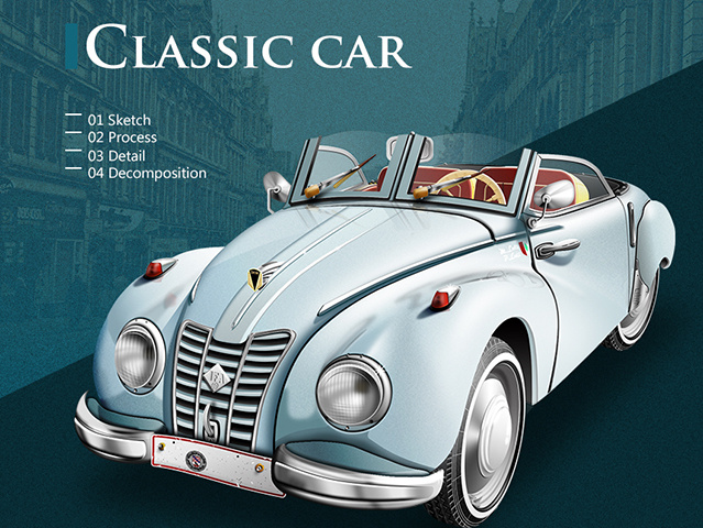 Classic Car_皮卡丘1204-站酷ZCOOL