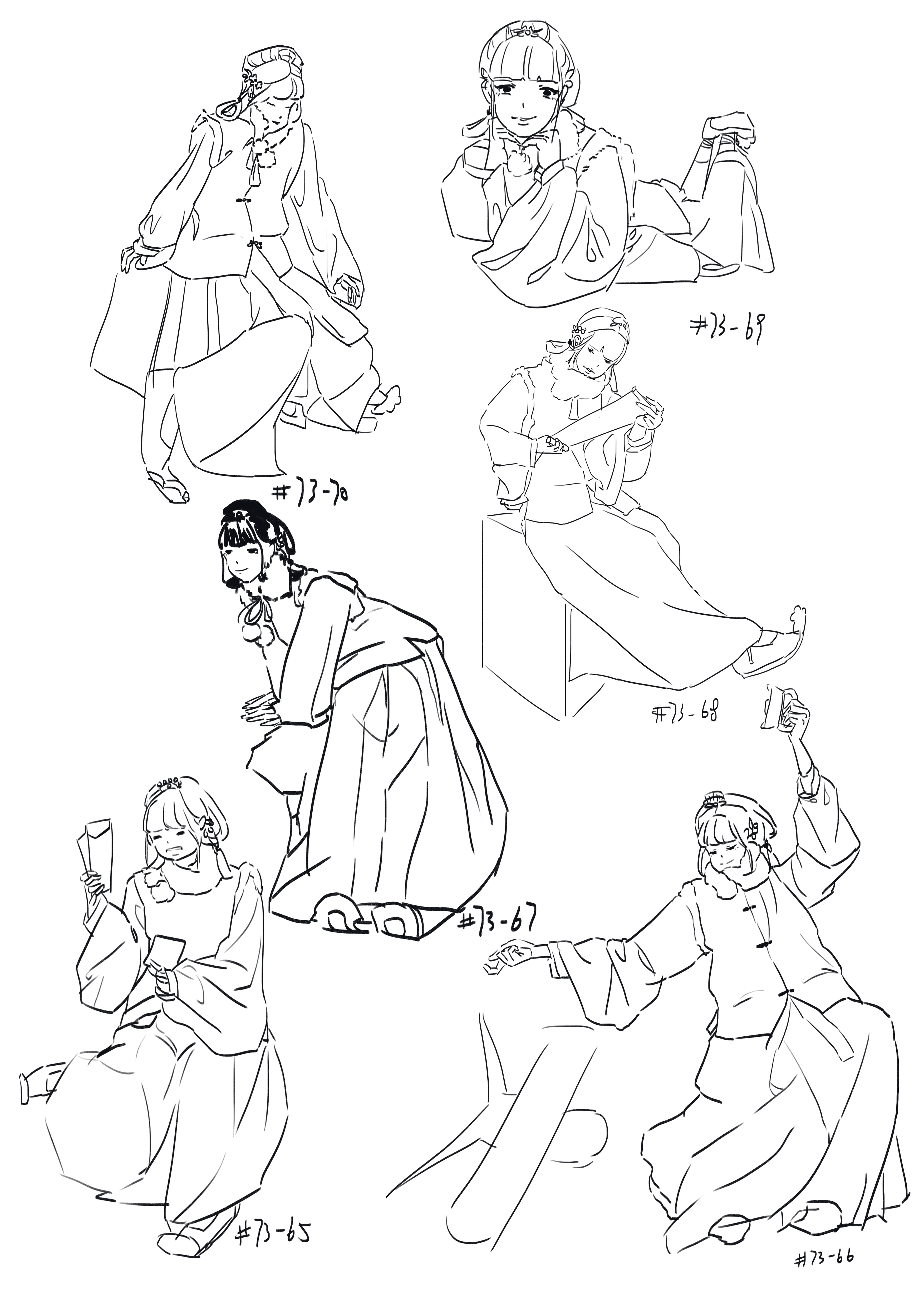 #速写60天挑战赛# day9@速写班长 _吾乃菩君-站酷ZCOOL