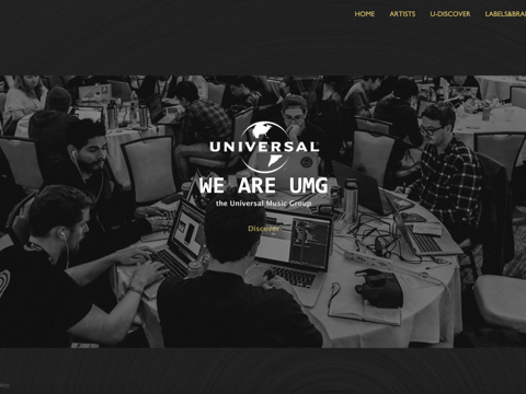 UMG-universal music group网页设计_challeryyb-站酷ZCOOL