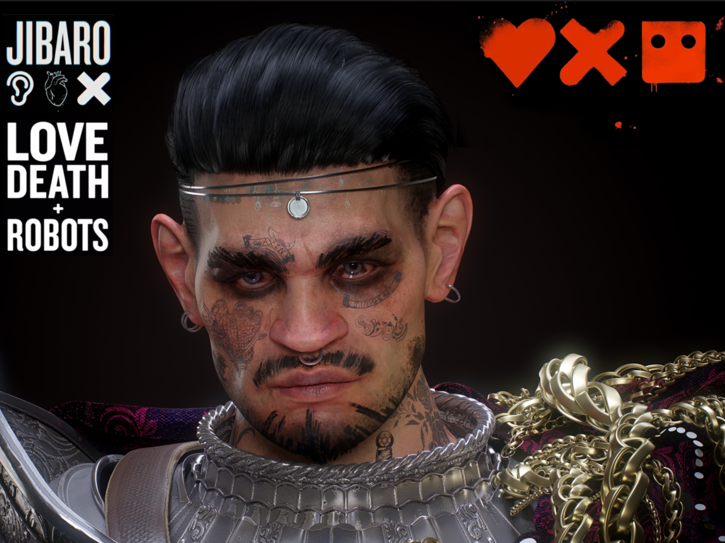 LOVE DEATH ROBOTS-JIBARO 💜 FAN ART_阿鑫大魔王111-站酷ZCOOL