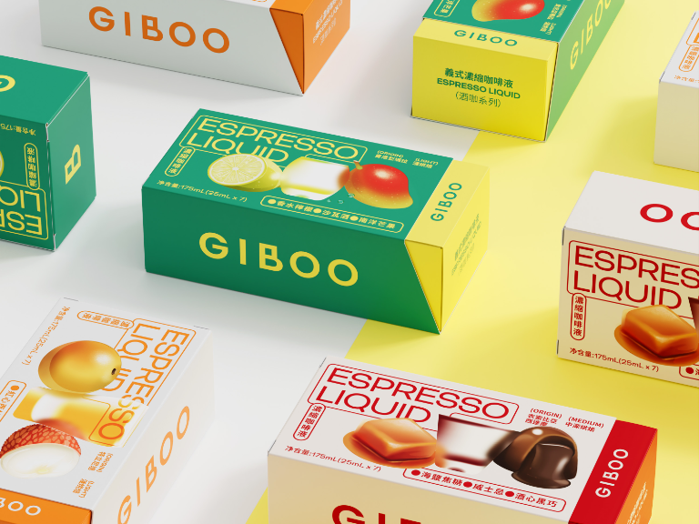 GIBOO 咖啡液包装 酒咖系列 Espresso Liquid_pigeonstudio-站酷ZCOOL