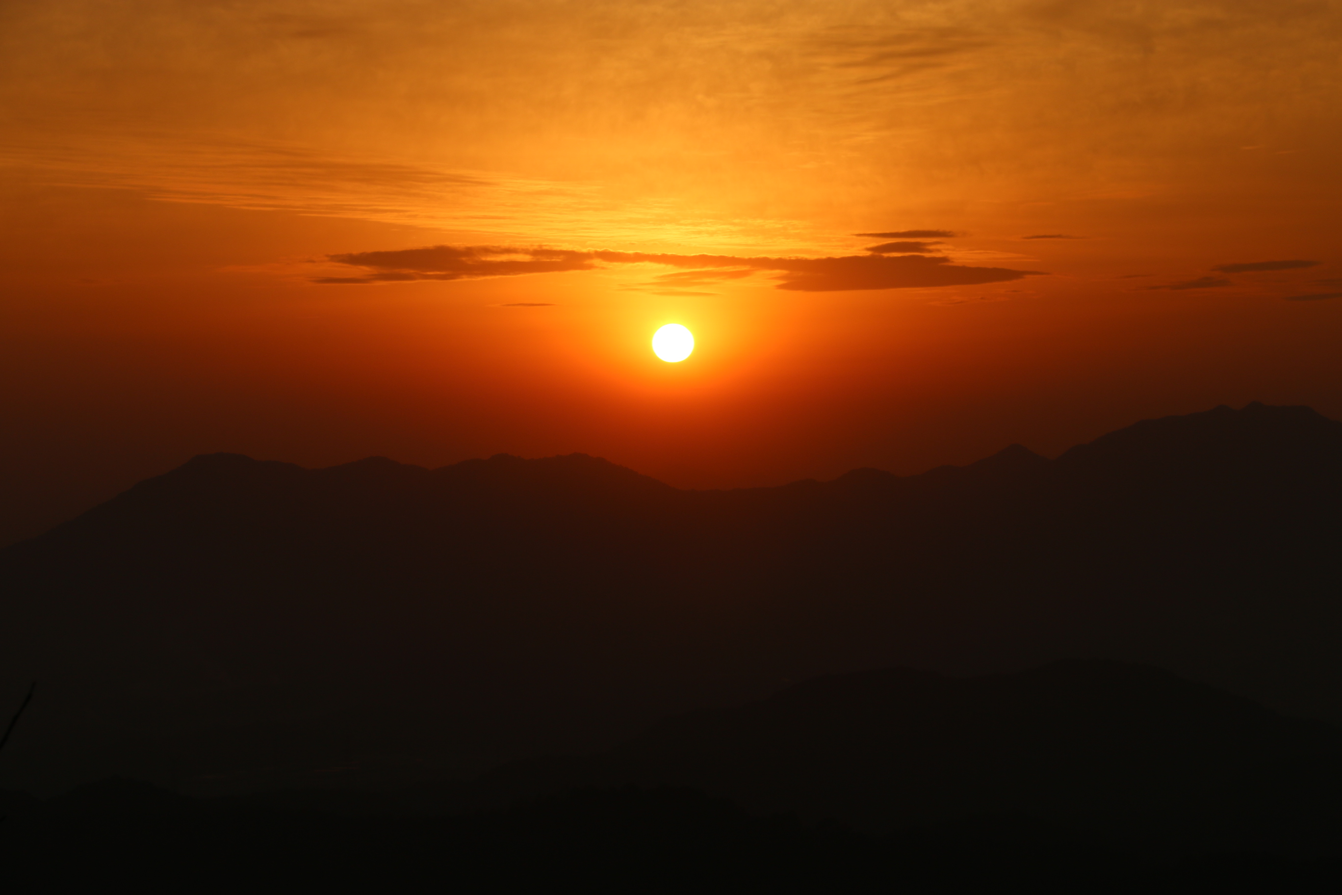 青山依旧在，几度夕阳红！_xie_qing_xiang-站酷ZCOOL