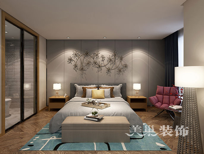 锦艺轻纺城140平四室两厅现代简约风格装修效果图_美巢设计蒋艳斌-站酷ZCOOL