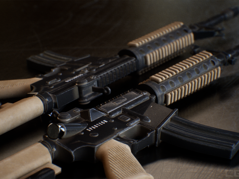 UE5枪械道具渲染_CGourd-站酷ZCOOL