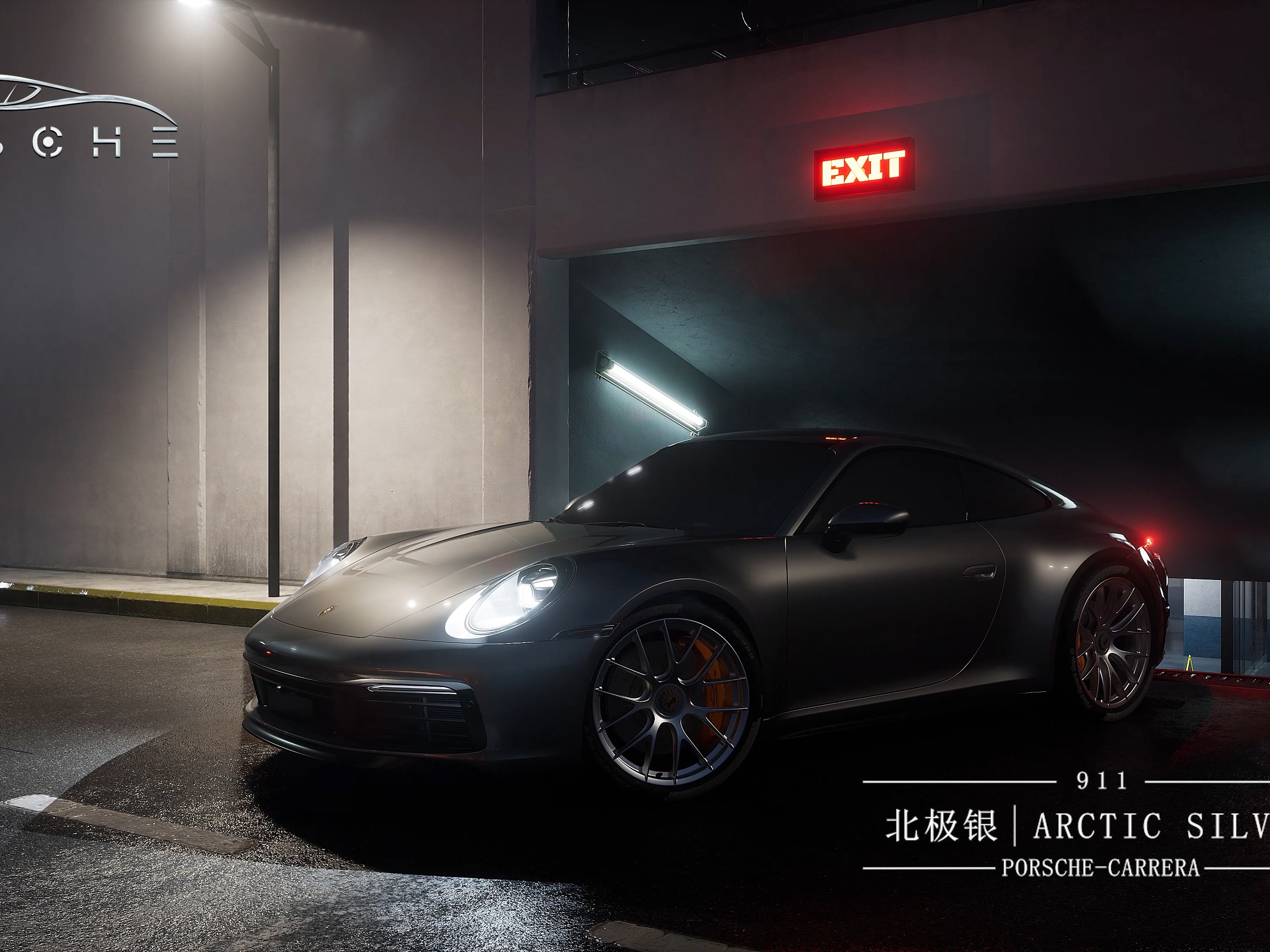 保时捷911-短片渲染_W_Levent-站酷ZCOOL