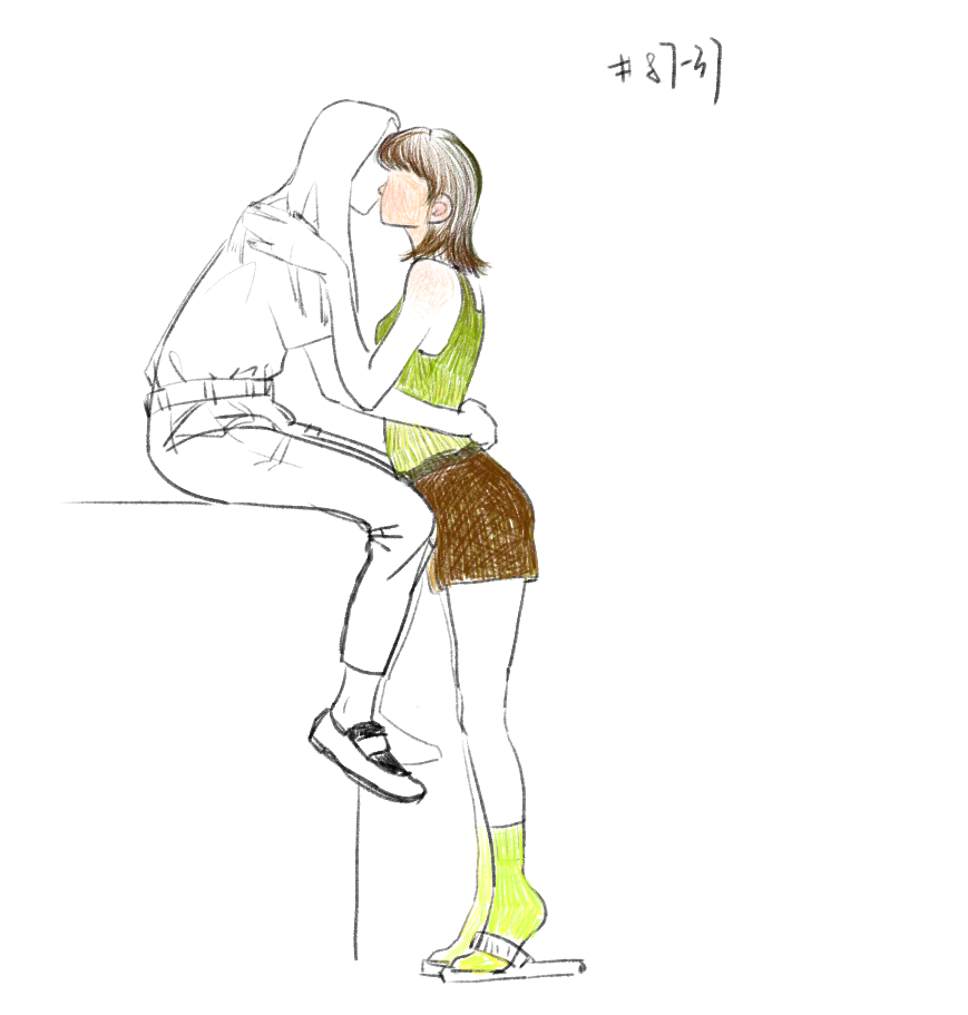 [cp]#速写60天挑战赛# @速写班长 day23 今天看恋爱谈_吴用功-站酷ZCOOL