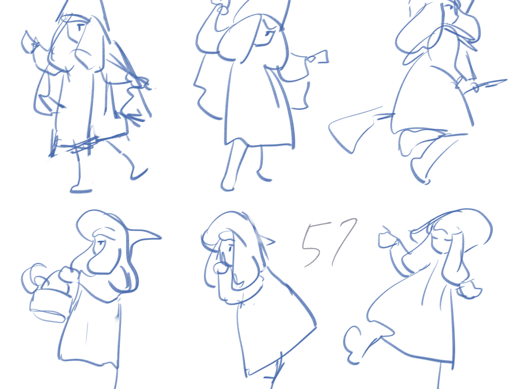 #速写60天挑战赛# Day57 @速写班长_紫苏盐饭团-站酷ZCOOL