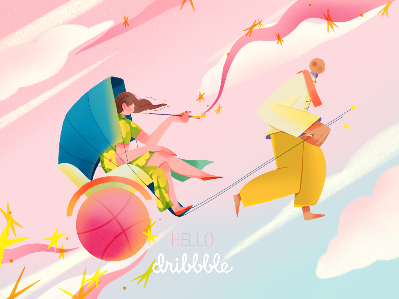 hello dribbble_换账号了-站酷ZCOOL