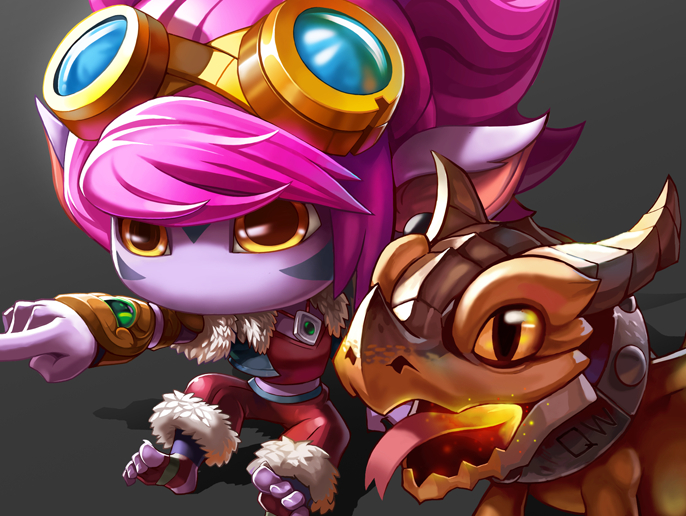 LOL~驯龙勇士崔斯塔娜_小强童鞋-站酷ZCOOL