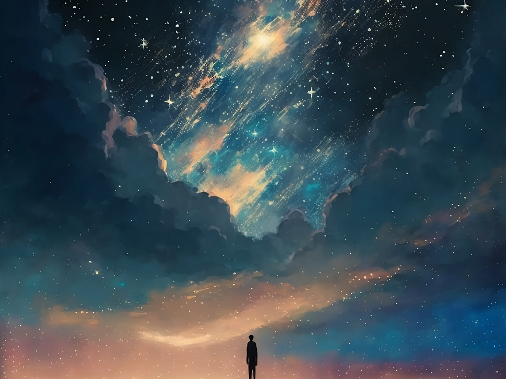 跨越时间之河_飞鸟的绘画世界-站酷ZCOOL